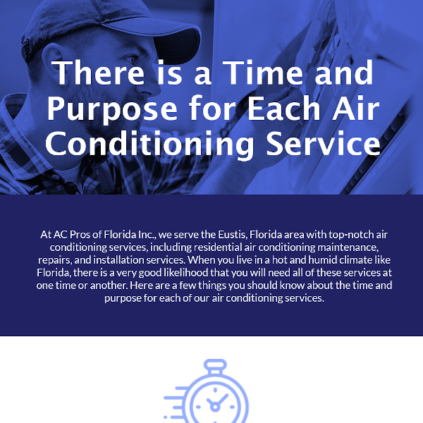 There is a Time and Purpose for Each Air Conditioning Service ...